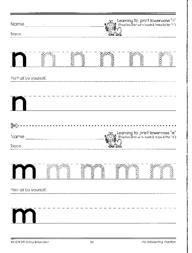 Sample Pages for Pre-Handwriting Practice